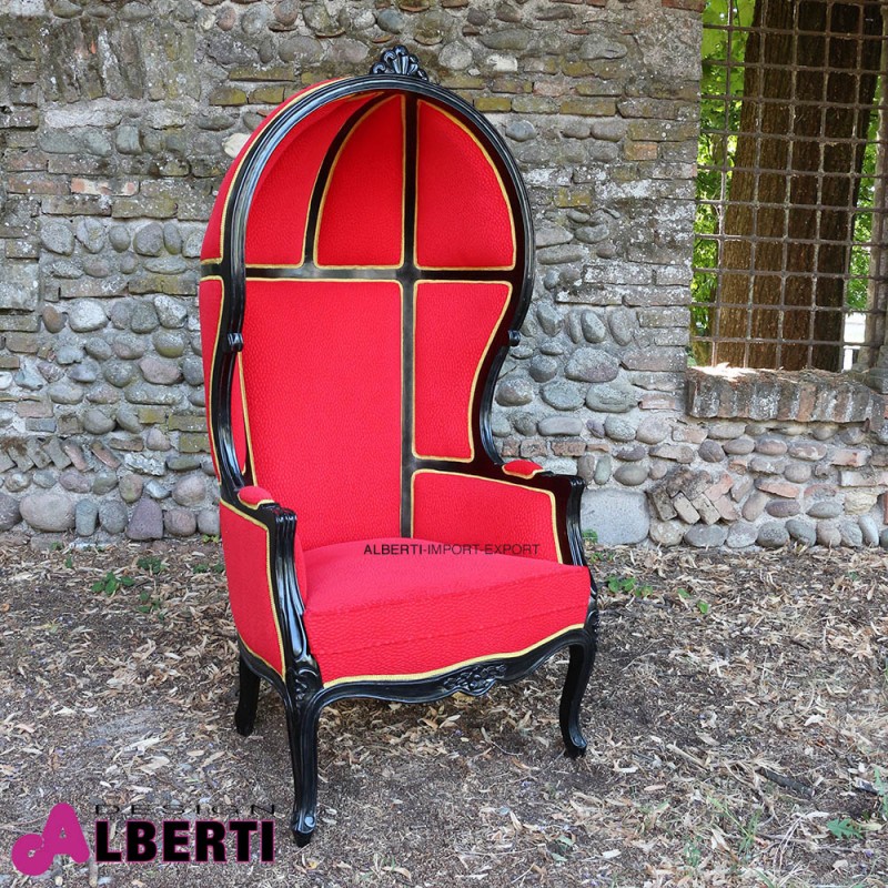 Polt.VICT.78x80x163black/red Alc.